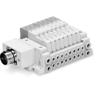 SMC SS5V1-W10CD-06BS-C6-D SV 系列 对应多针插座 集装式 拉杆式底板 - 致远辉煌